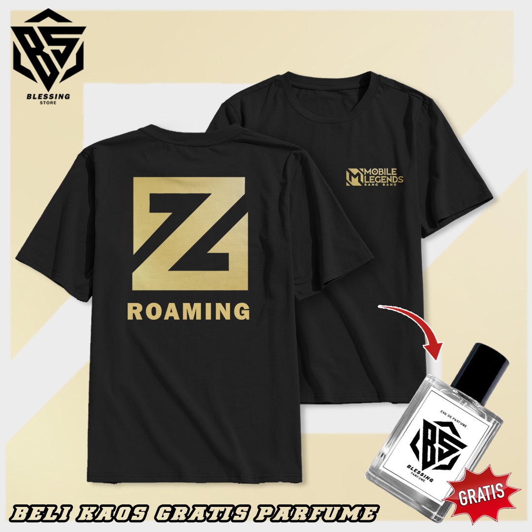 Kaos ML MLBB All Role - EXP Jungler Mid Gold Roam Lane - Pria Wanita ...