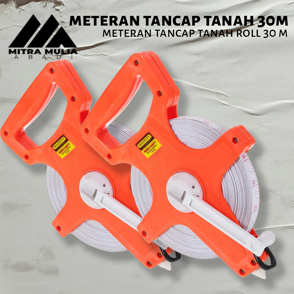 METERAN TANCAP TANAH ROLL 30 M- ALAT UKUR LUAS TANAH | Lazada Indonesia