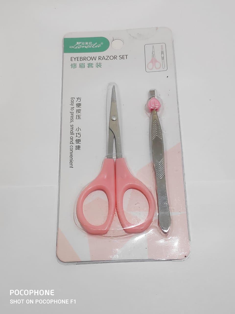Eyebrow Clip Set & Beauty Scissors - Pinset Set Gunting Alis | Lazada ...
