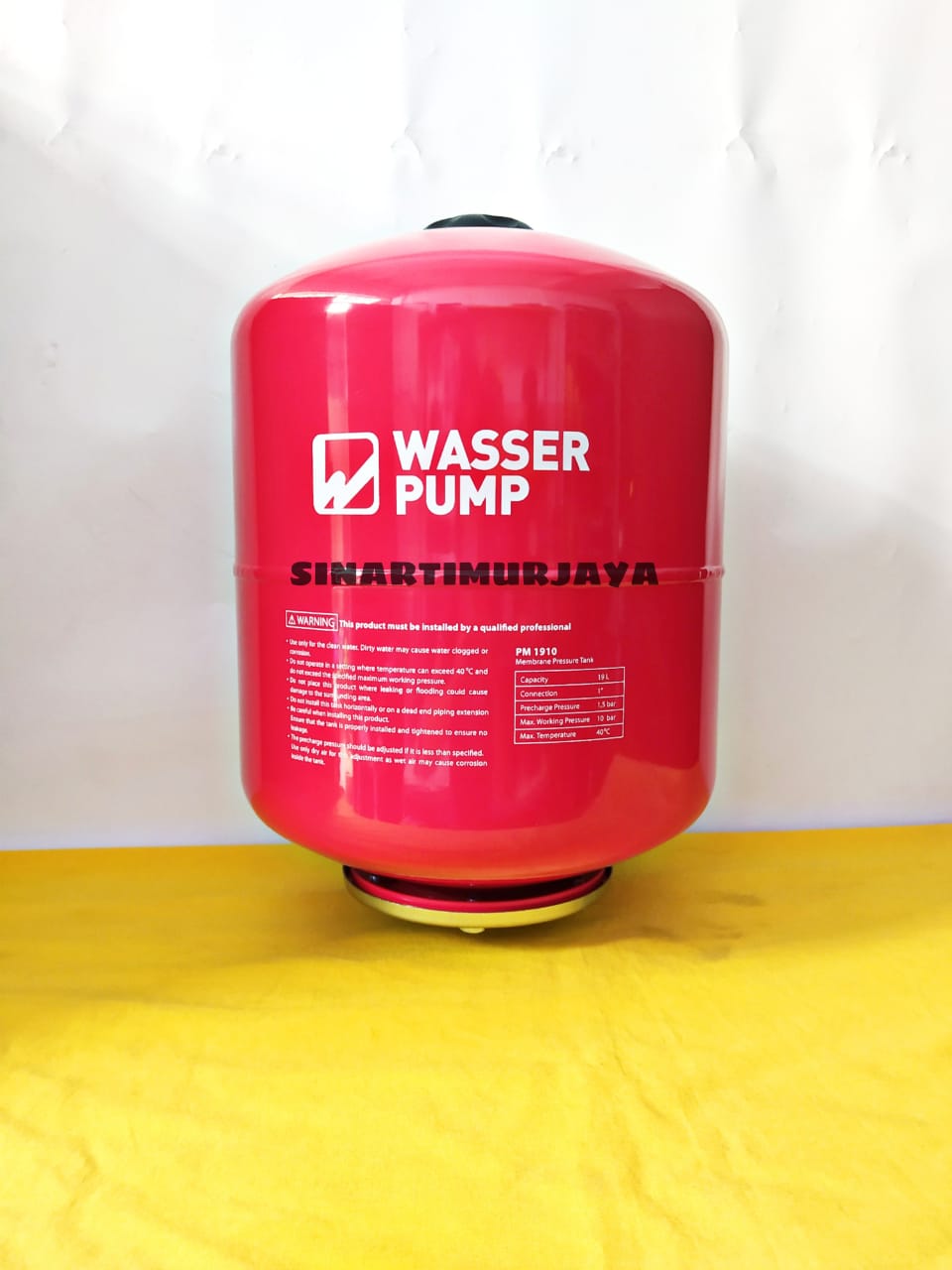 TABUNG POMPA AIR TANGKI PRESSURE TANK WASSER 19 LITER ORIGINAL | Lazada ...