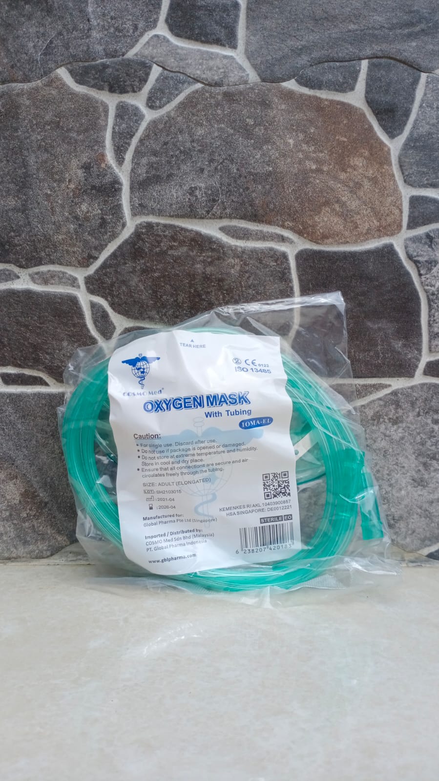 Masker Oksigen Dewasa CosmoMed Simple Oxygen Mask Cosmomed Sungkup ...