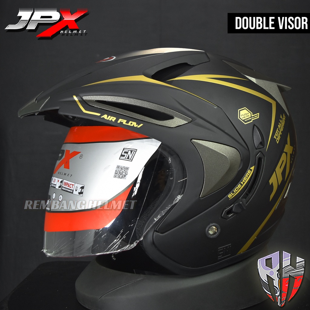 HELM JPX SUPREME SOLID ALL VARIAN | Lazada Indonesia