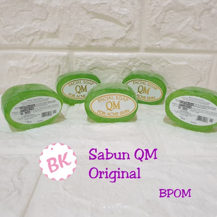 FACIAL SOAP QM FOR ACNE SKIN ORIGINAL / SABUN QM BPOM Market | Lazada ...