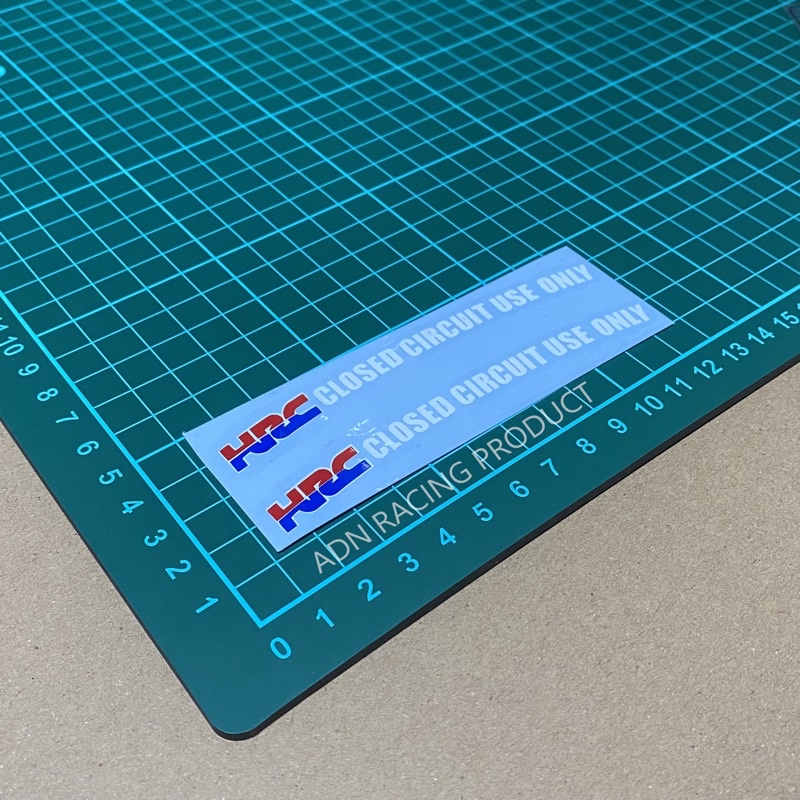 Stiker Velg HRC Closed Circuit Use Only Cutting Sticker | Lazada Indonesia