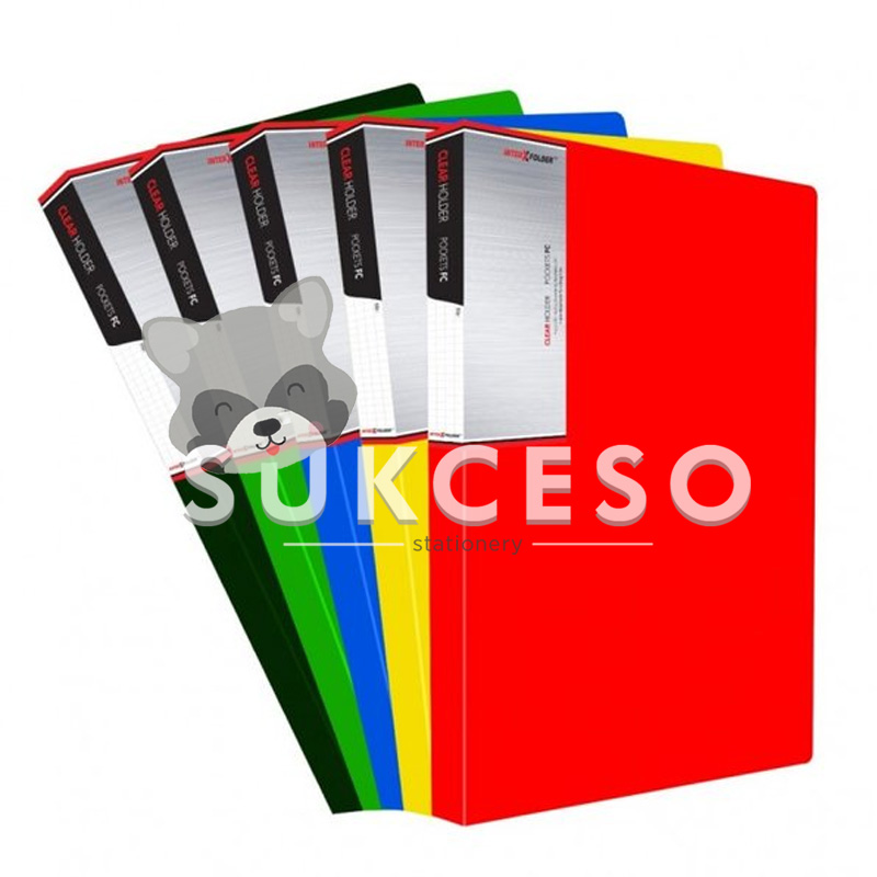 Inter X Clear Holder F4 100 Pocket / Map Isi 100 Lembar Murah ...