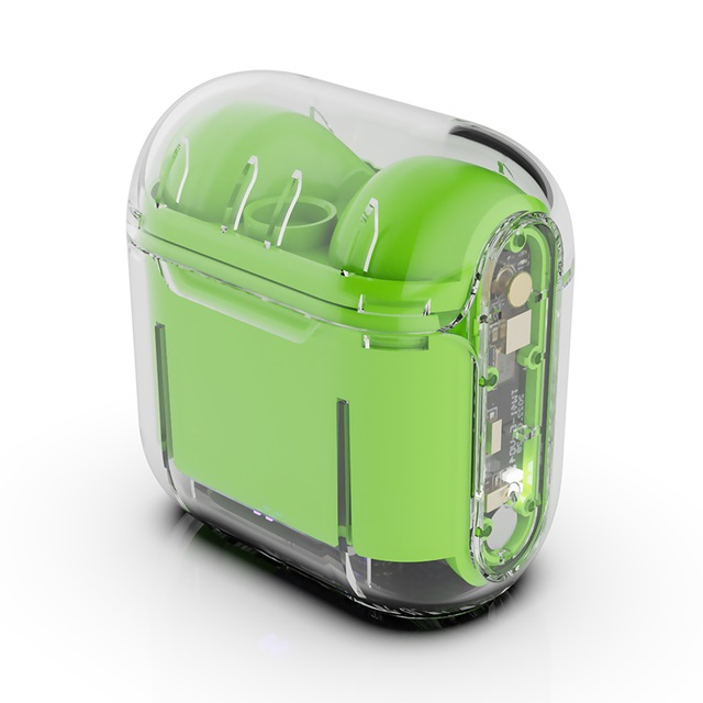 Headset Bluetooth Earphone Transparan TWS 12 PRO Wireless In Pods Low ...