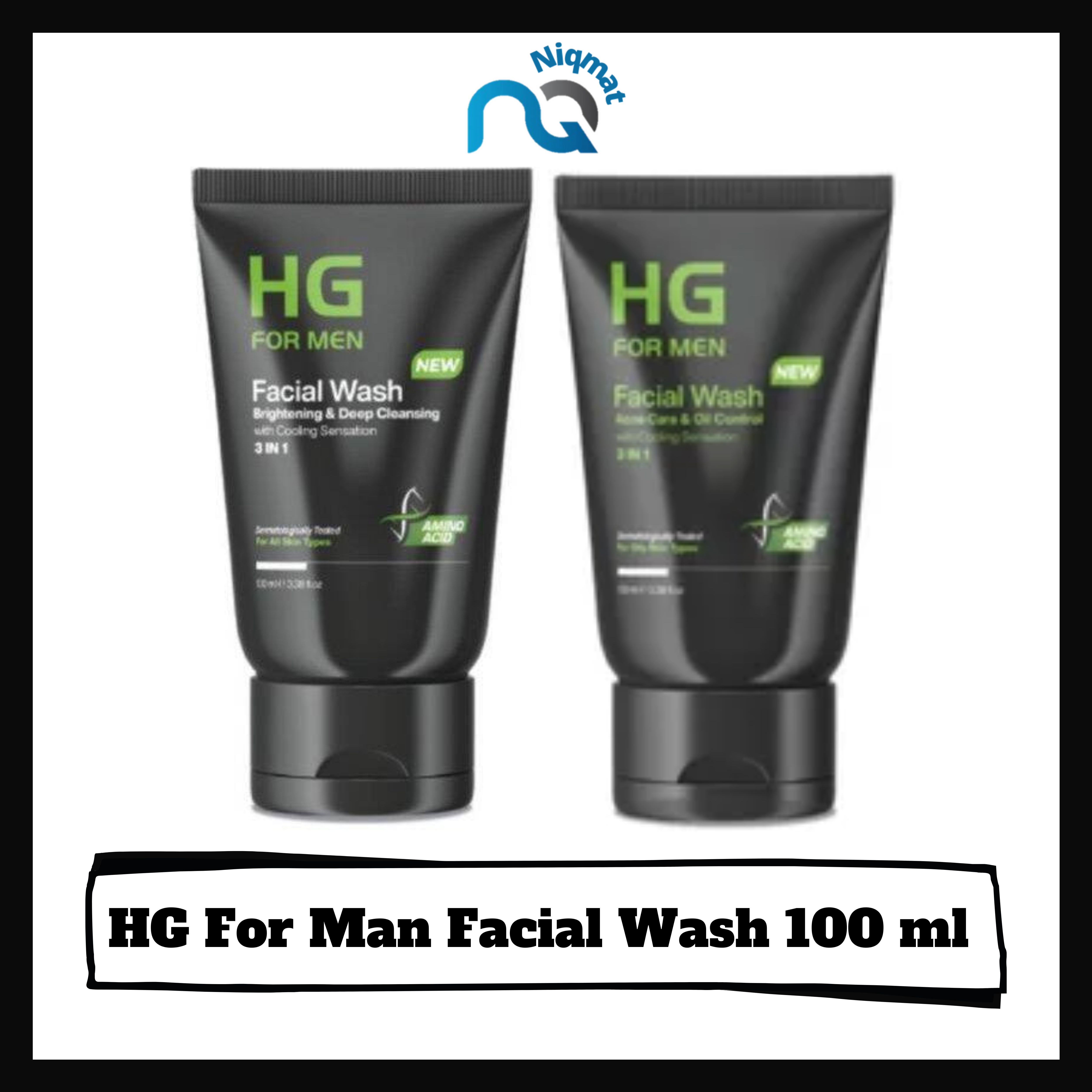 HG For Men Facial Wash 100 ml Acne Care & Oil Control -Sabun Wajah ...