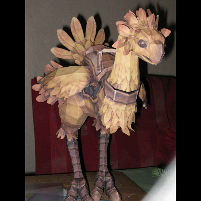 Chocobo Ver. 2 papercraft | Lazada Indonesia