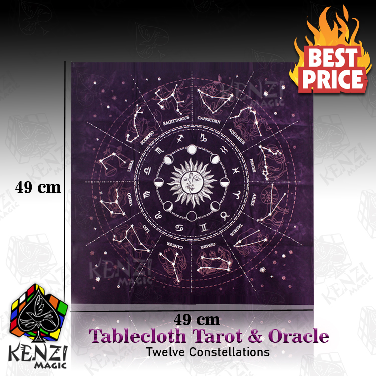 Kartu Tarot Tablecloth Twelve Constellations Karpet Tarot Premium Alas ...