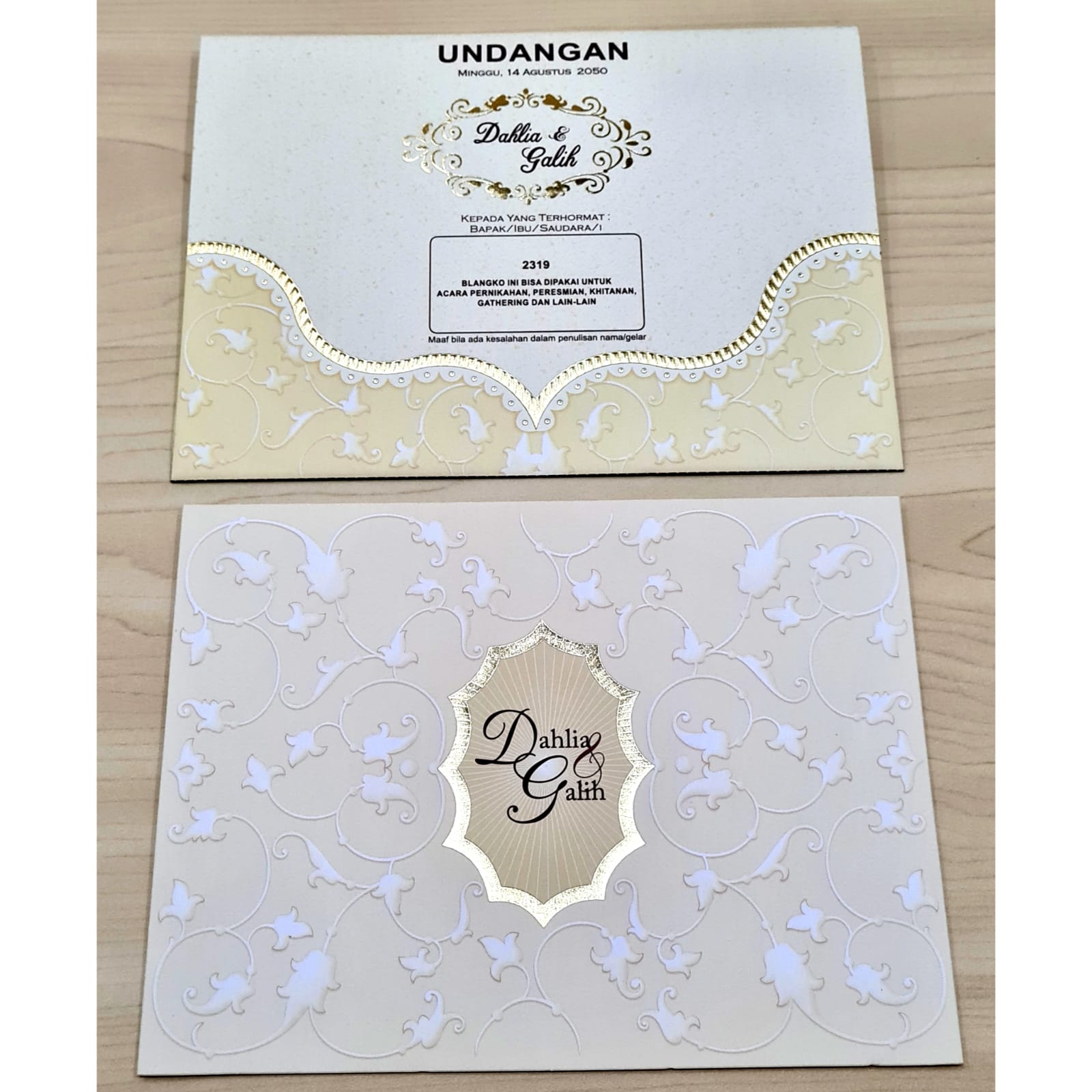 Blangko Undangan ERBA 2319 Isi 100 Lembar | Lazada Indonesia
