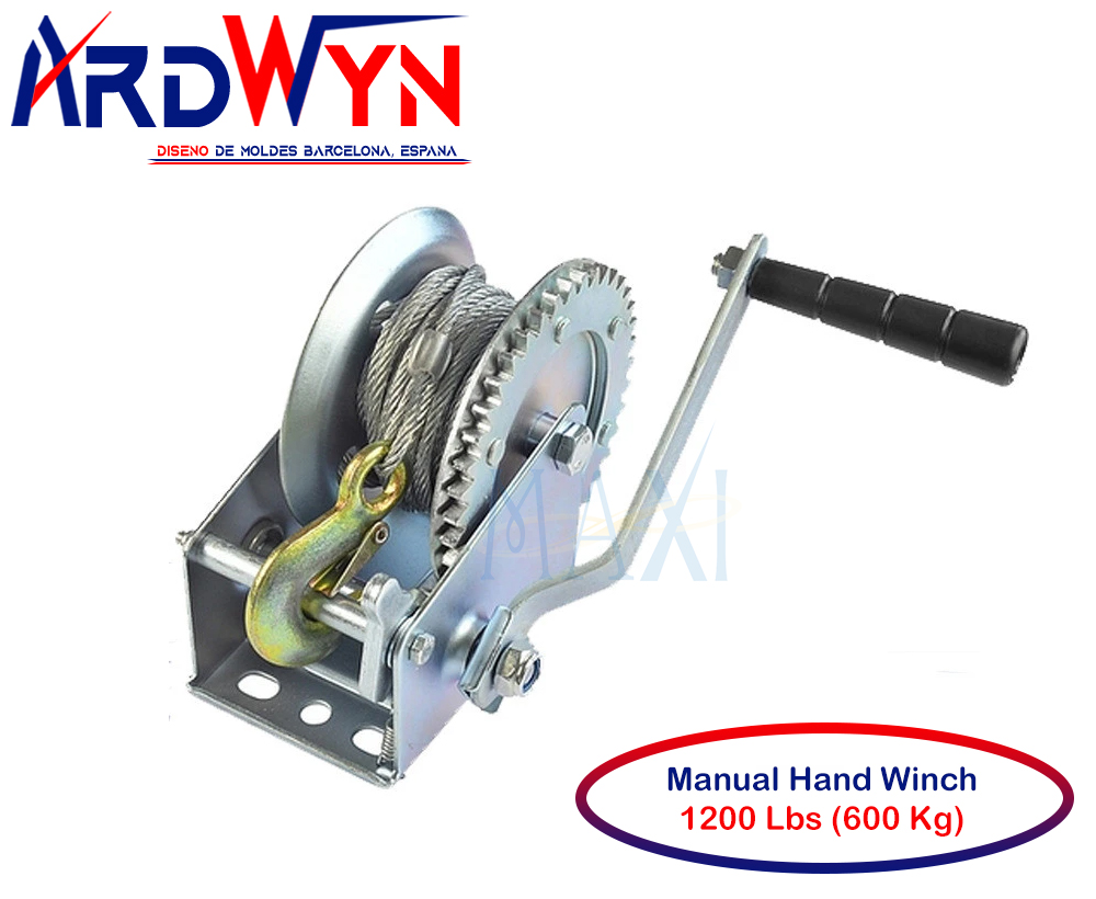 Hand Winch - Kerekan tangan manual (termasuk sling 10 mtr dan Hook ...