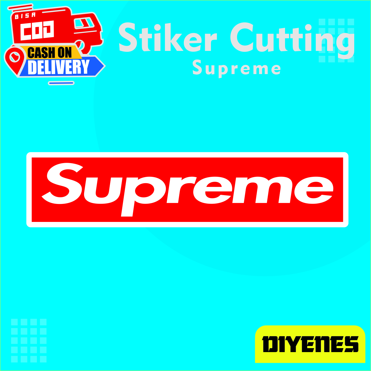 Stiker Supreme | Lazada Indonesia