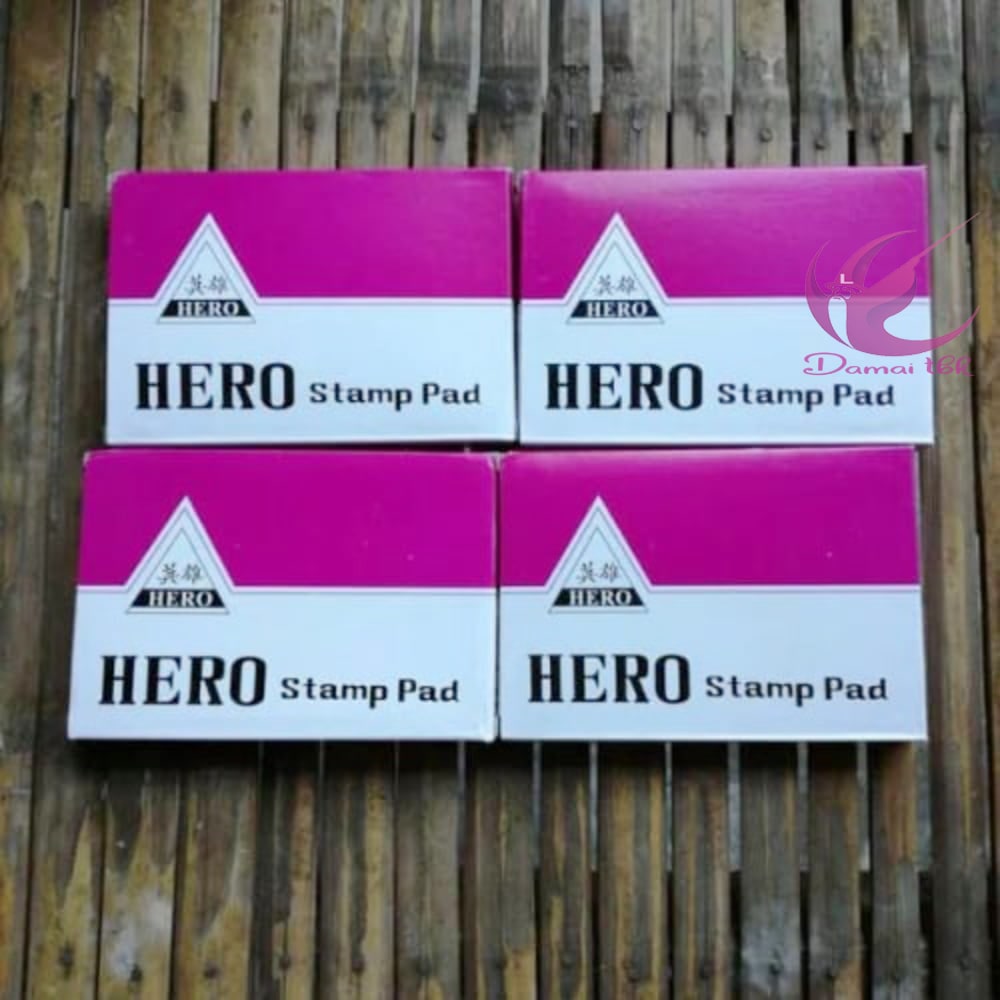Stamp Pad Hero Besar E1460 Violet Bantalan Stempel Hero Besar Bak Stempel Hero Besar | Lazada ...
