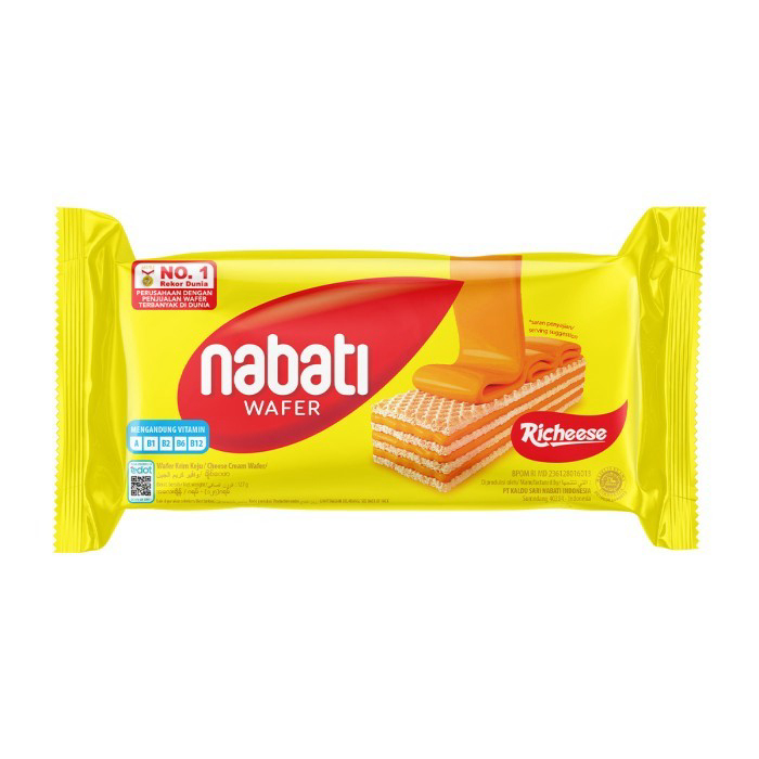 PROMO!! NABATI WAFER BESAR RICHEESE RICHOCO PINK LAVA BUTTER CARAMEL ...