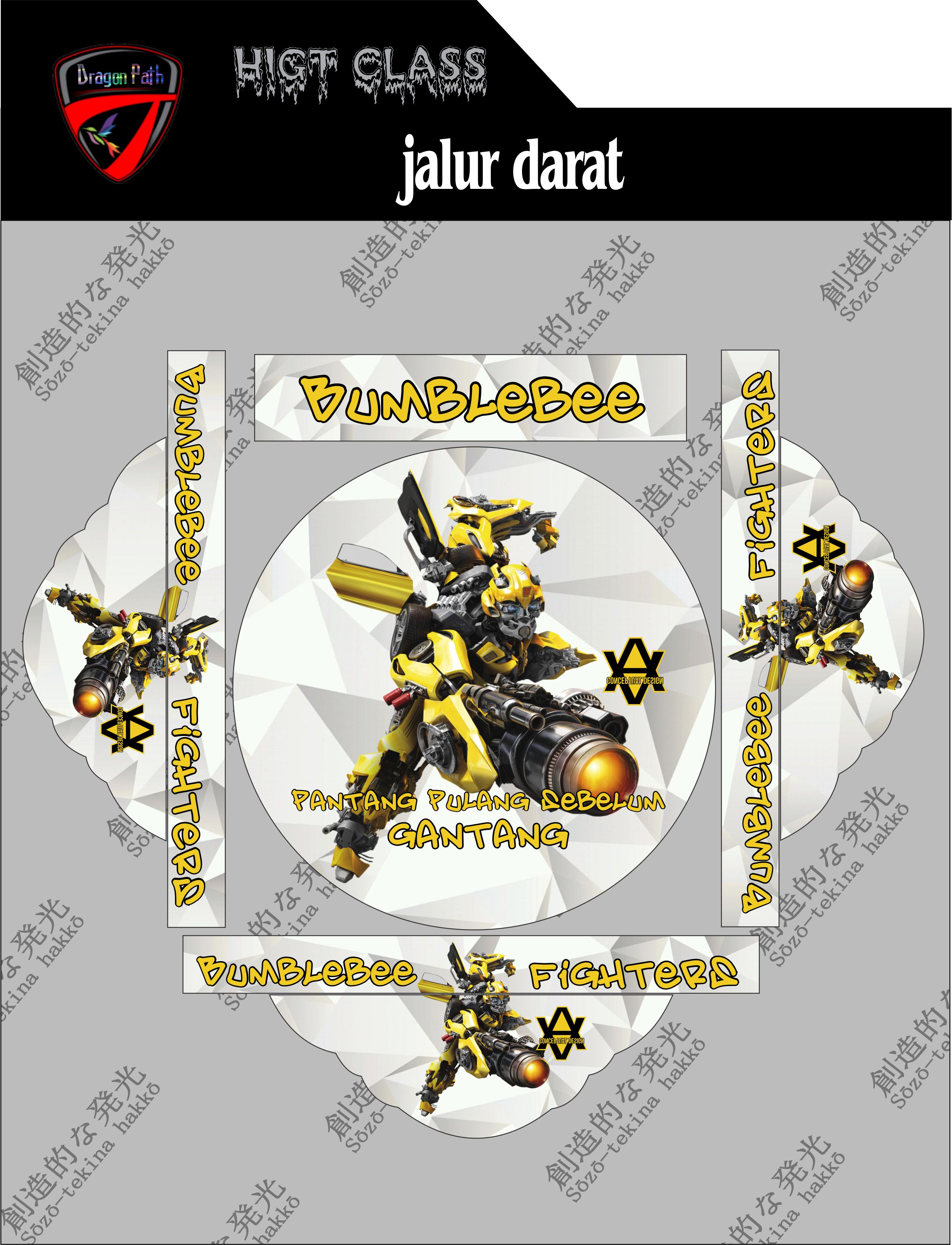 Sticker Decal Tebok Lovebird BUMBLEBE | Lazada Indonesia