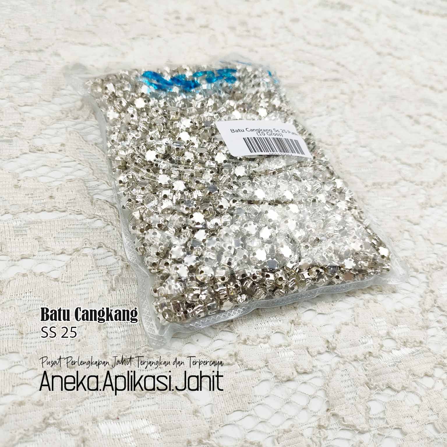 1.440 BIJI DIAMOND CANGKANG / BATU CANGKANG PUTIH SS25 | Lazada Indonesia