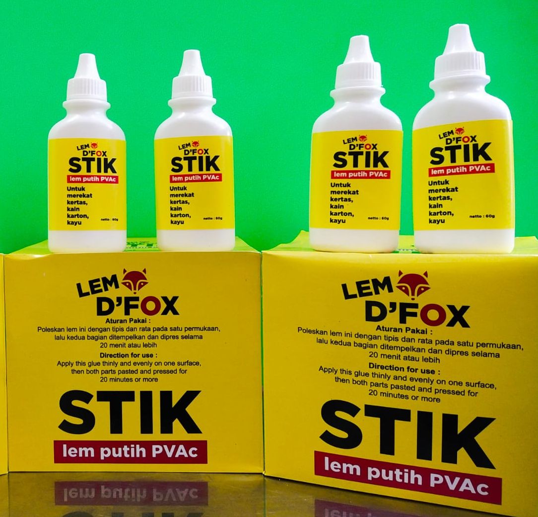 Lem d'Pox Putih 150gram Lem Putih D'fox 50gr Pvac Lem D'pox STIK 60 ...