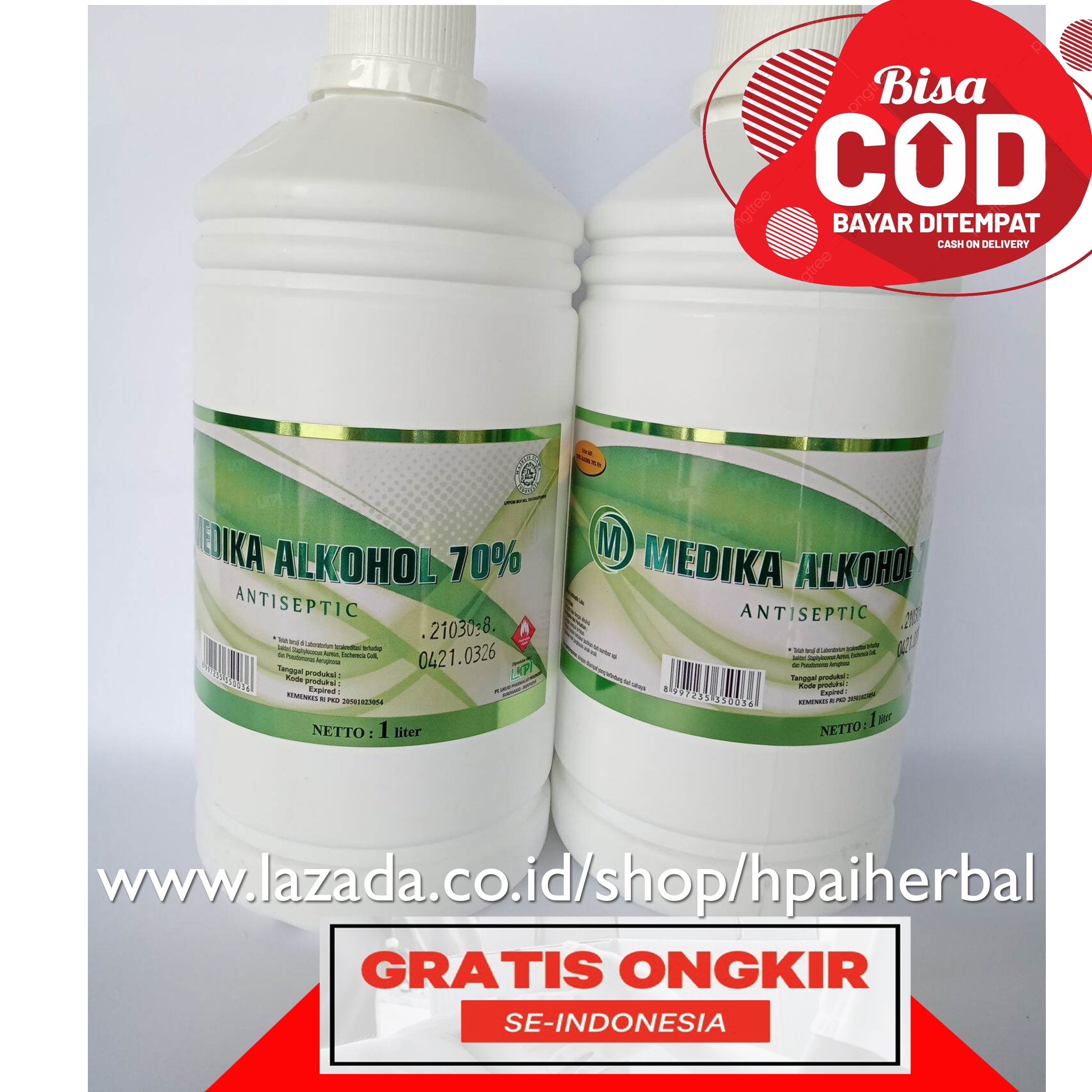 Alkohol Medika Antiseptic Alcohol 70% 1 LITER - Alkohol 1 Liter Medika ...