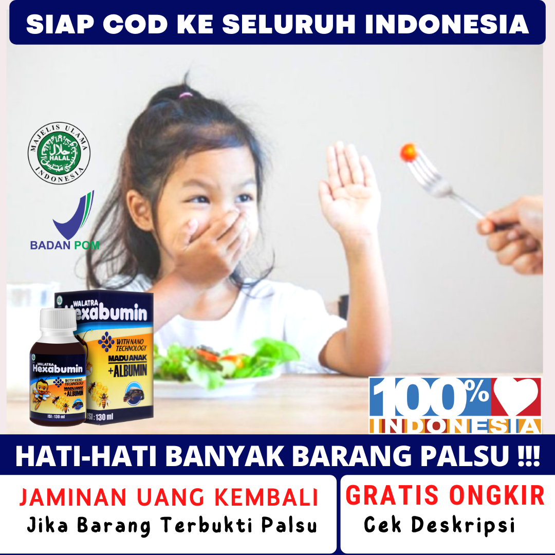 Hexabumin Madu Plus Albumin Ikan Gabus untuk Anak Terlambat Bicara ...
