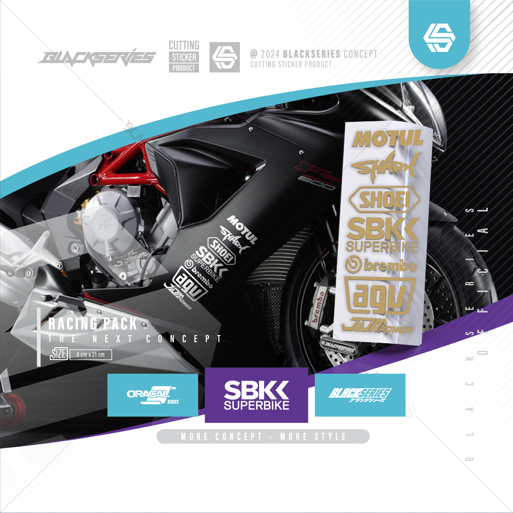 Stiker Racing Pack | Cutting Sticker Racing Pack | Racing 01 | Lazada ...