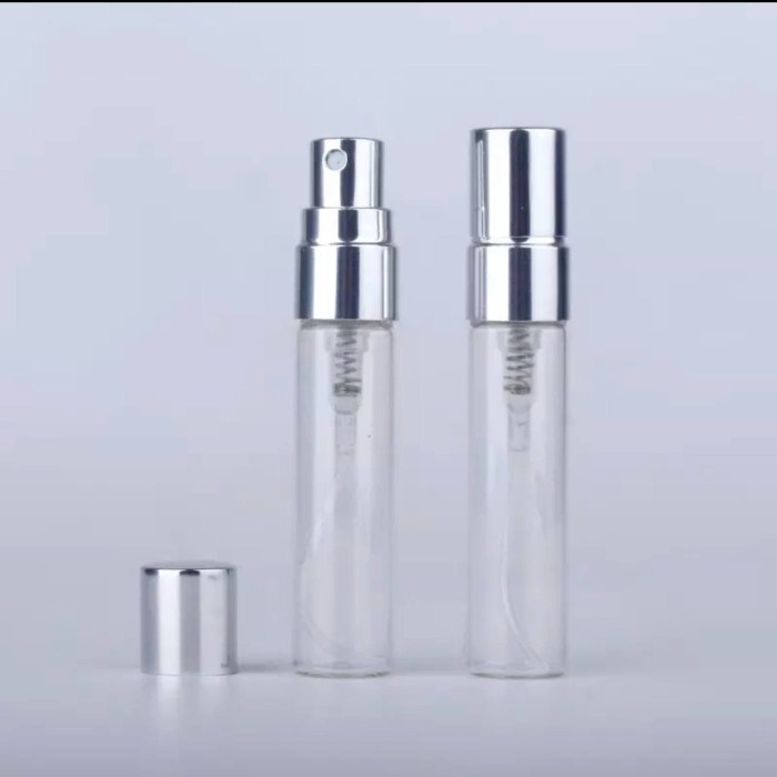Botol Spray Refill Kaca 5ml Parfum | Sprayer Tutup Metal | Aluminium ...