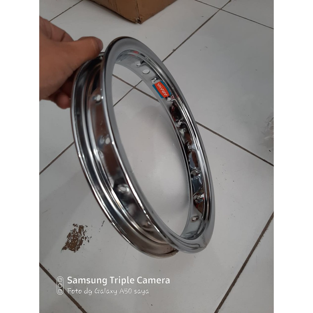 Rims Velg sepeda anak ukuran 12 inch Besi Hole 16 ARAYA ORIGINAL JAPAN ...