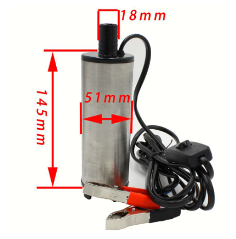 Pompa Penyedot Bensin dan Oli Mobil Elektrik DC 12V Accu Portable Solar ...