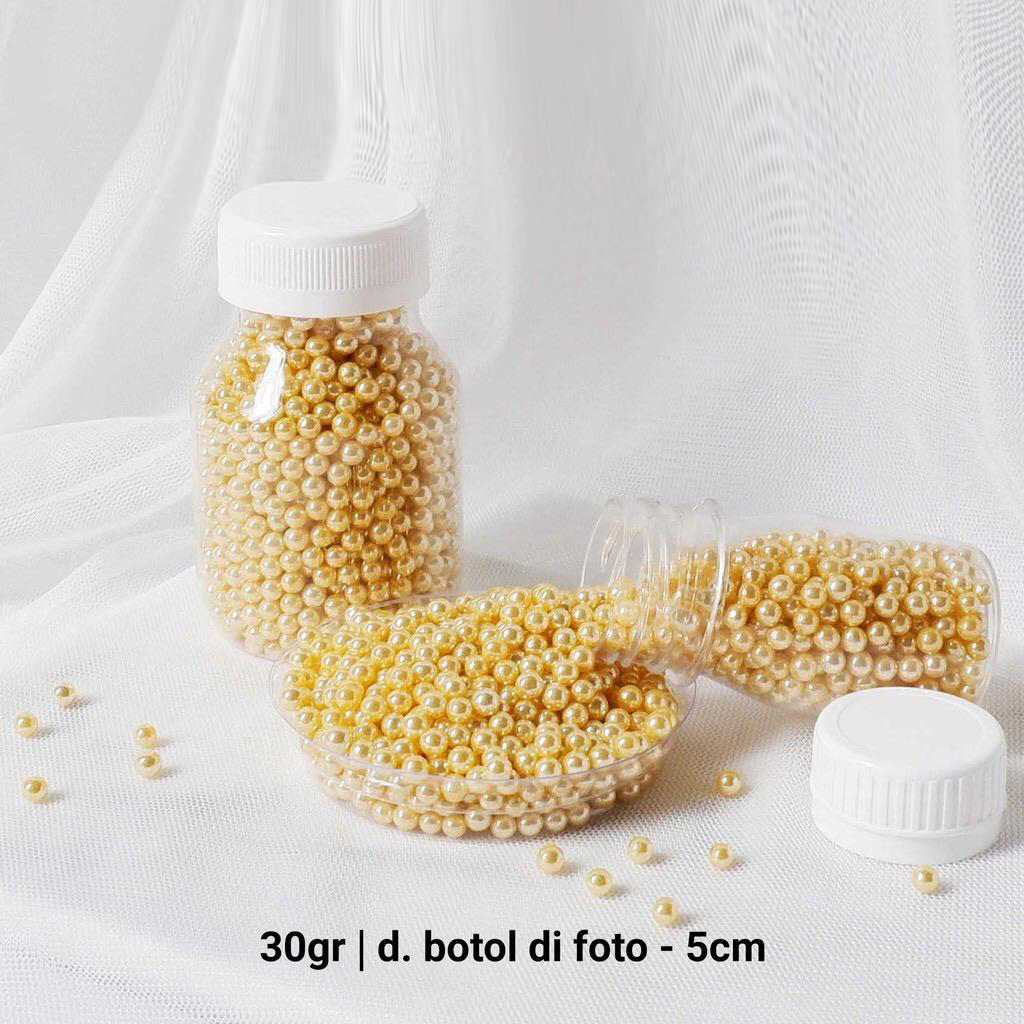 Topper Kue Sprinkle Mutiara Gold Kuning Mas Hiasan Kue Ulang Tahun ...