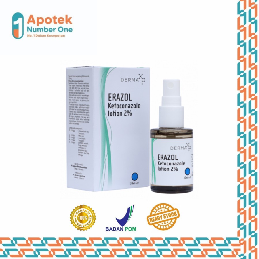 ERAZOL 2 % MENGATASI INFEKSI KULIT | Lazada Indonesia
