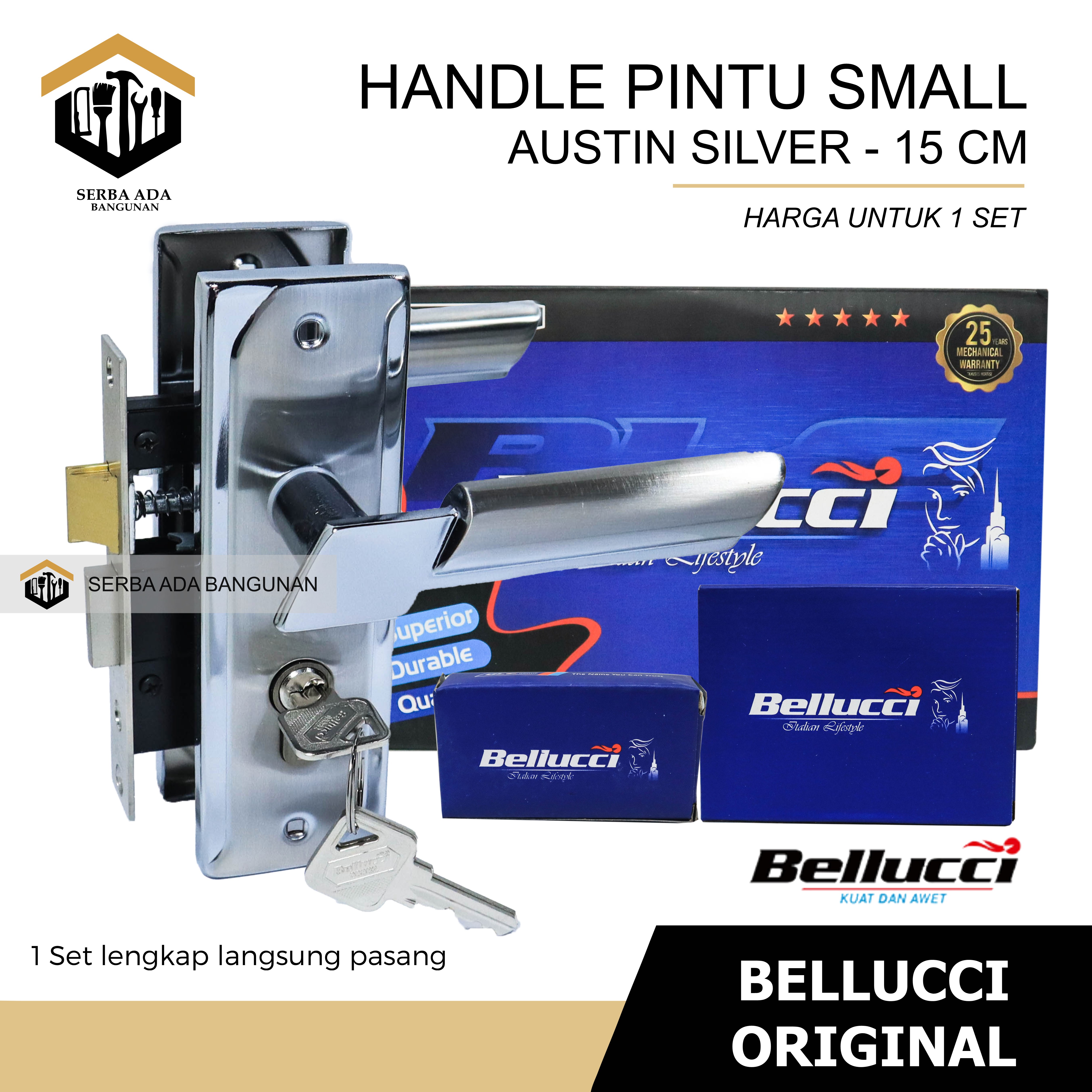 Satu set kunci handle pintu rumah ukuran kecil 15 cm / gagang pintu ...