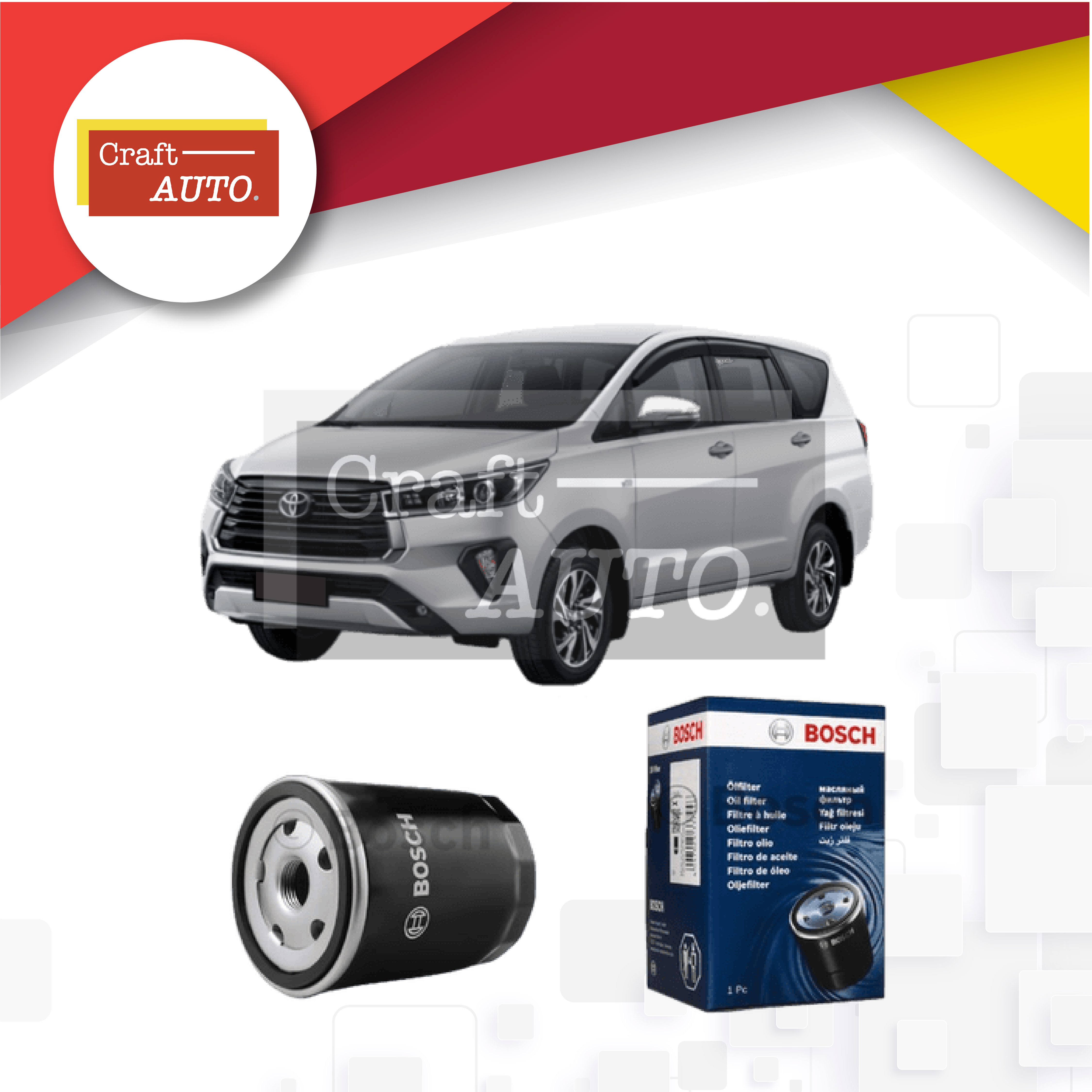 Filter Oli / Oil Filter Bosch Toyota Kijang Innova Reborn | Lazada ...