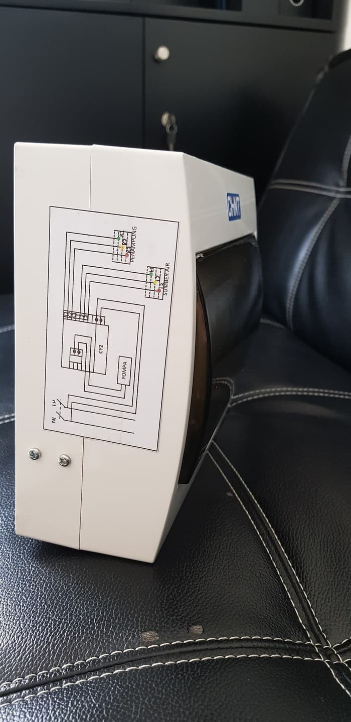 PANEL WATER LEVEL CONTROL WLC KONTROL OTOMATIS 2 POMPA AIR CHINT CY2 ...