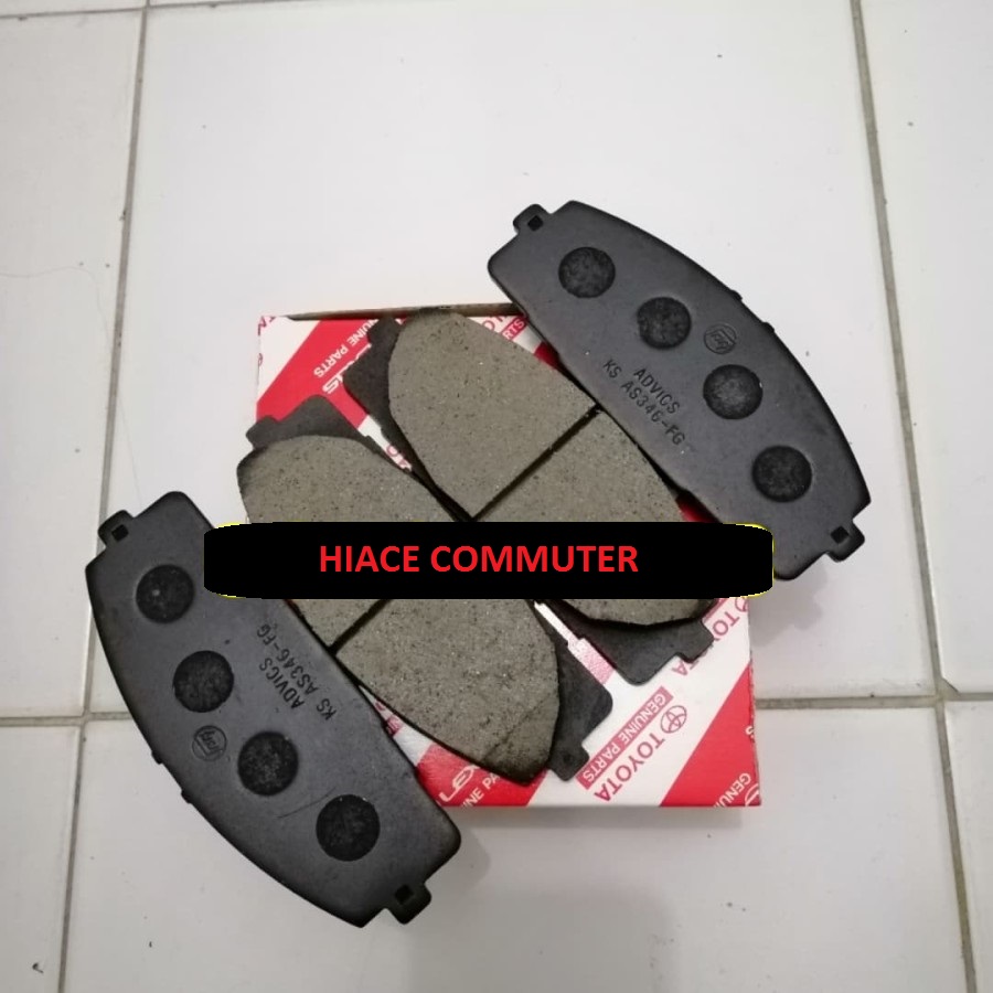 Brake Pad Depan Kampas Rem Toyota Hiace Commuter 1 Set Kanan Kiri ...