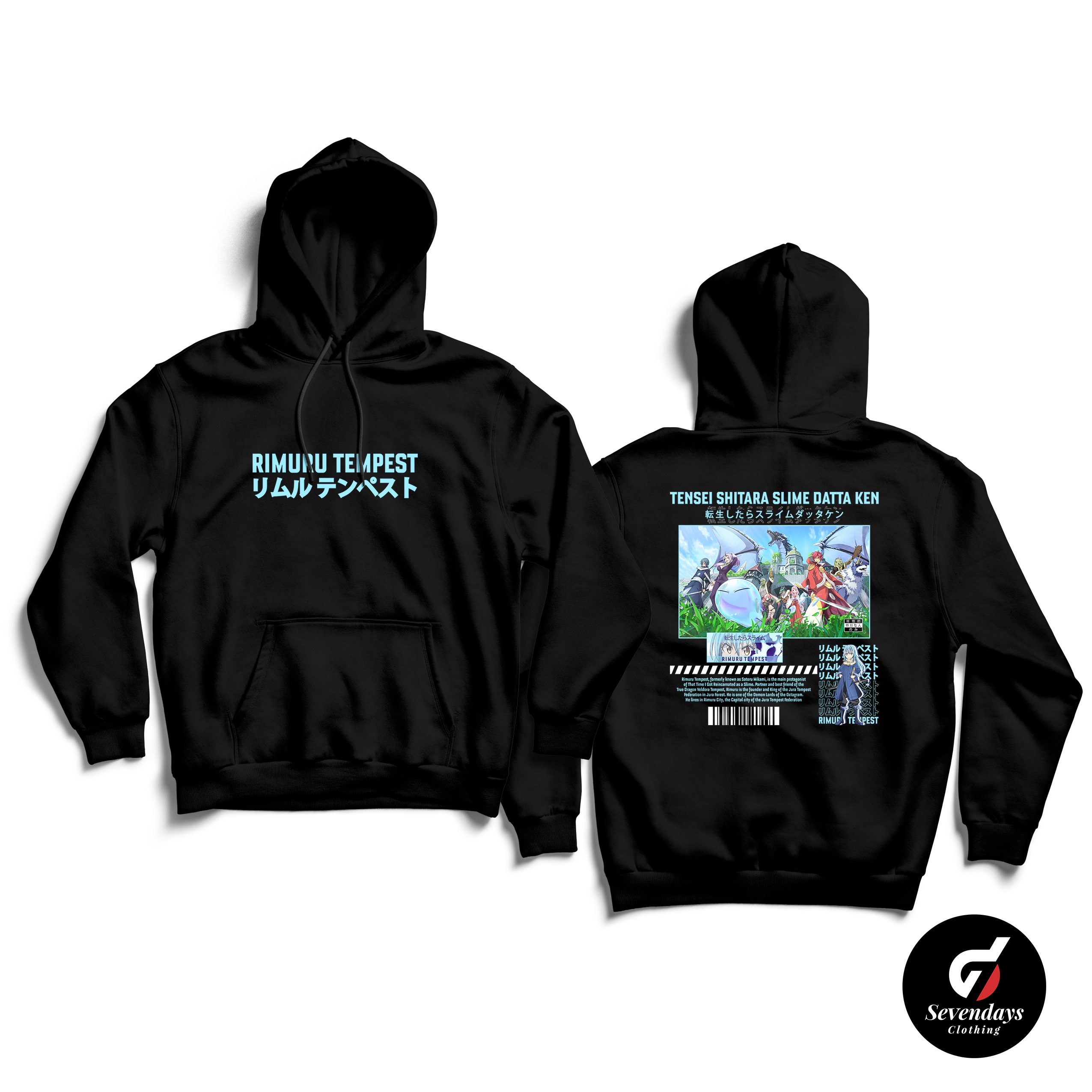 Hoodie RIMURU TEMPEST GROUP VELDORA ANIME MANGA TENSEI SHITARA SLIME ...