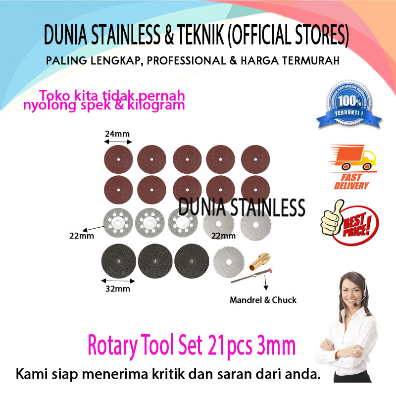 Amplas Mini Die Grinder /Rotary Tool set 21pcs | Lazada Indonesia
