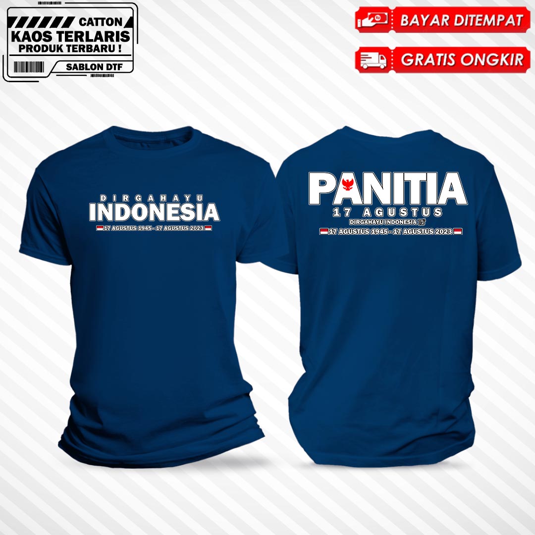 KAOS TERLARIS KAOS PANITIA HUT RI KE 78 DIRGAHAYU INDONESIA 17 AGUSTUS 2023 MERDEKA TERMURAH ...