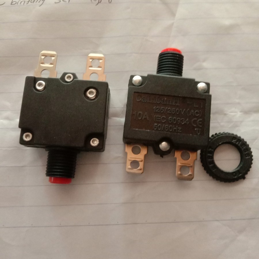 Overload Kompresor Pompa Air Satelit | Protector | Circuit Breker 10A ...