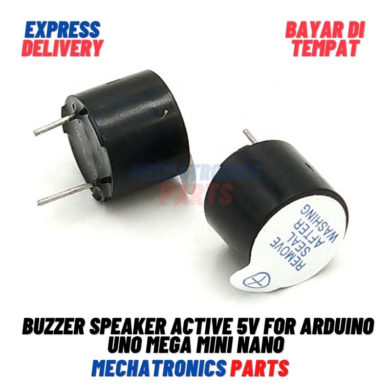 [PAS-0010] BUZZER SPEAKER ACTIVE 5V FOR ARDUINO UNO MEGA MINI NANO ...