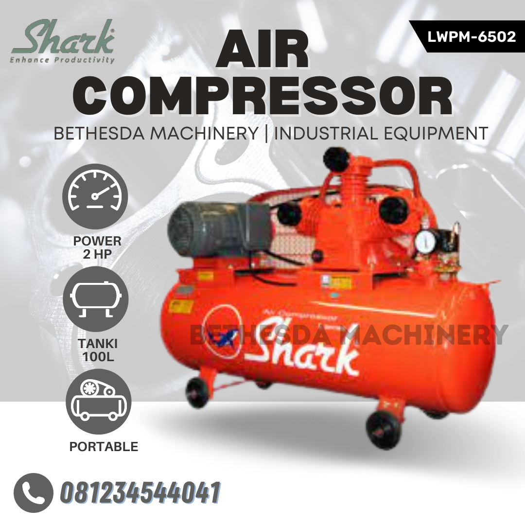 Kompresor Shark 1 Hp + Motor kompressor udara 2 Hp / compressor angin ...