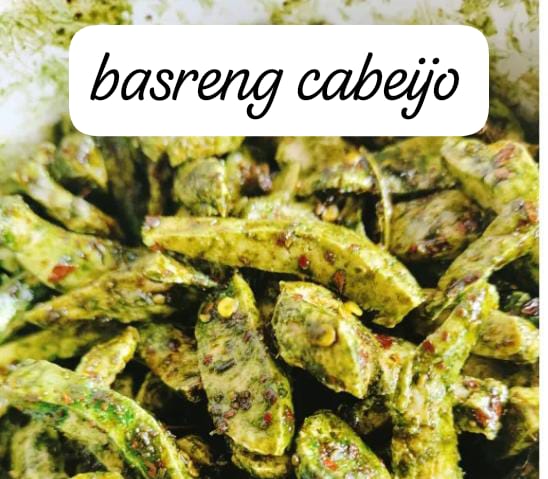 BASRENG KERING CABE IJO 1KG / BASRENG VIRAL CABE IJO 1KG / BASRENG DAUN ...