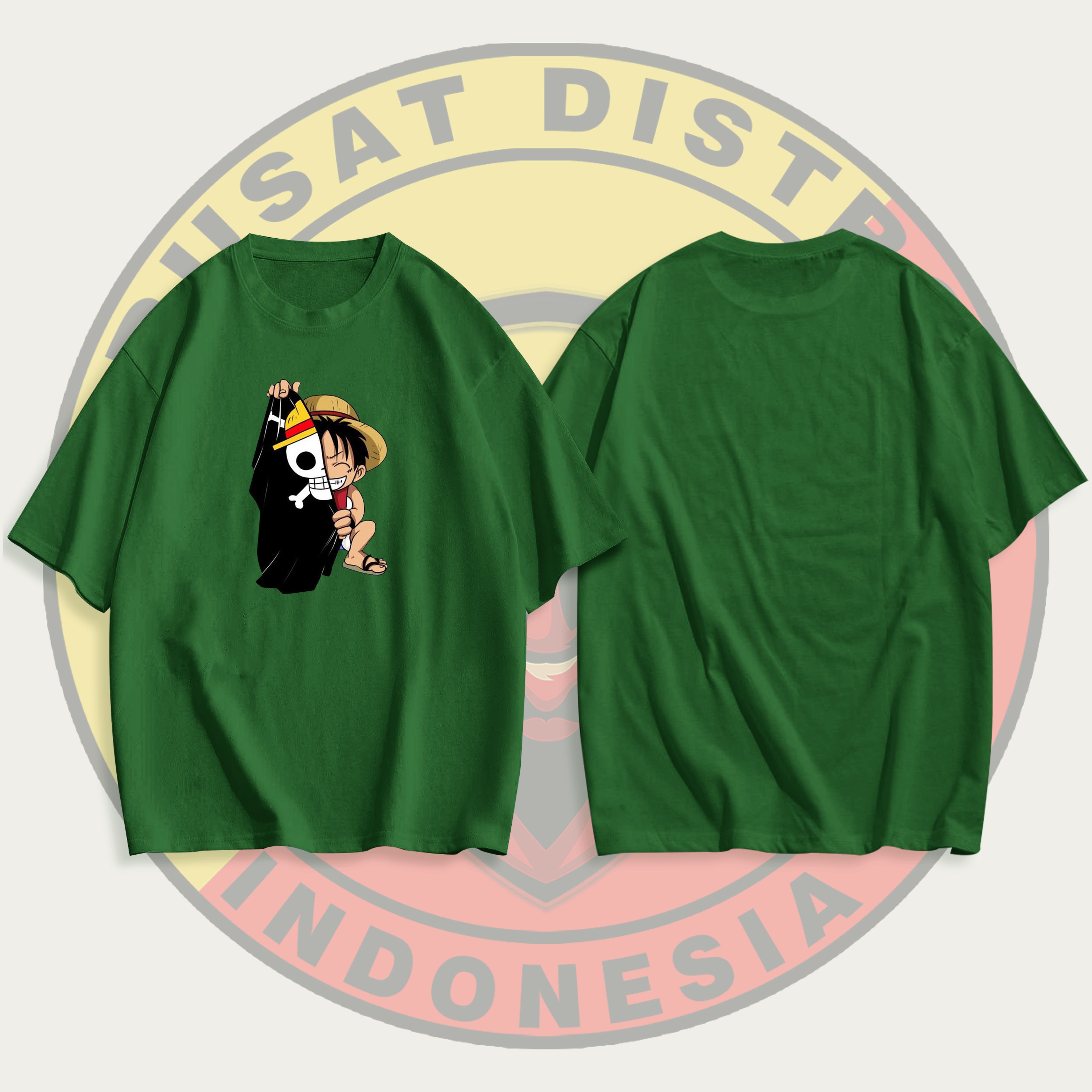 PUSAT DISTRO INDONESIA Kaos Distro MONKEY D LUFFY Anime One Piece ...