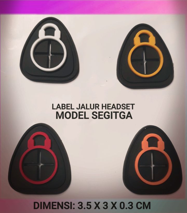 KARET HEADSET MODEL SEGITIGA /AKSESORIS TAS/100PCS | Lazada Indonesia