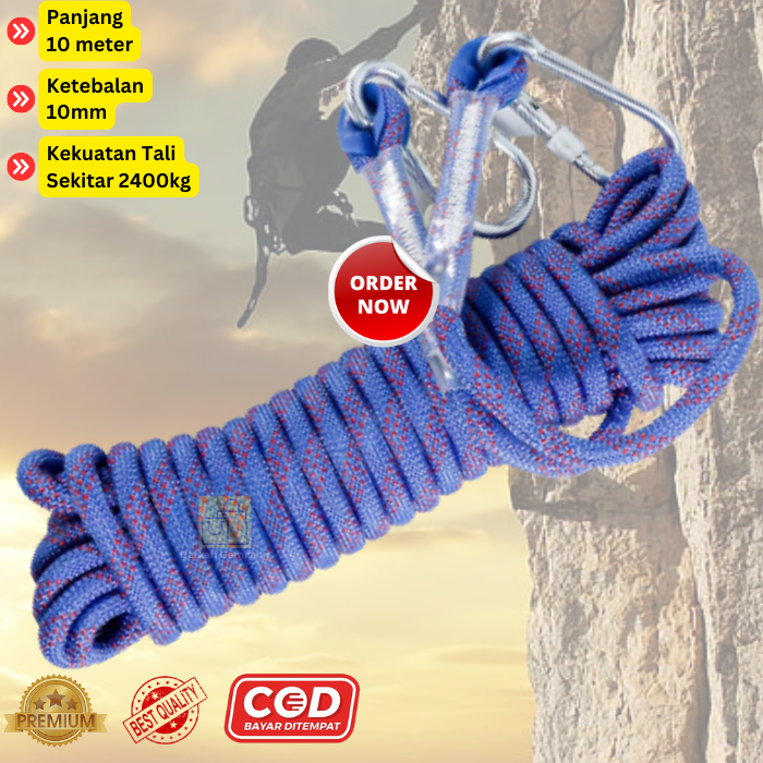 Tali Paracord Panjat Tebing, Tali Climbing, Tali Tenda Camping, Tali ...