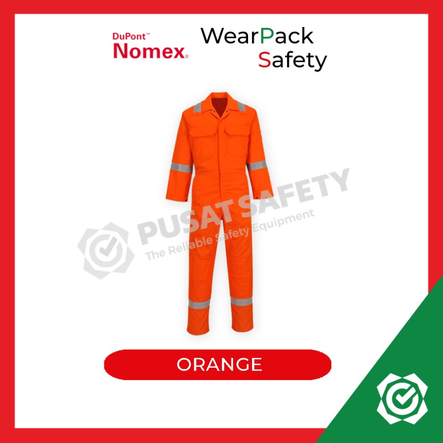 Baju Seragam Safety Wearpack Coverall Anti Api Dupont NOMEX Original 4 ...