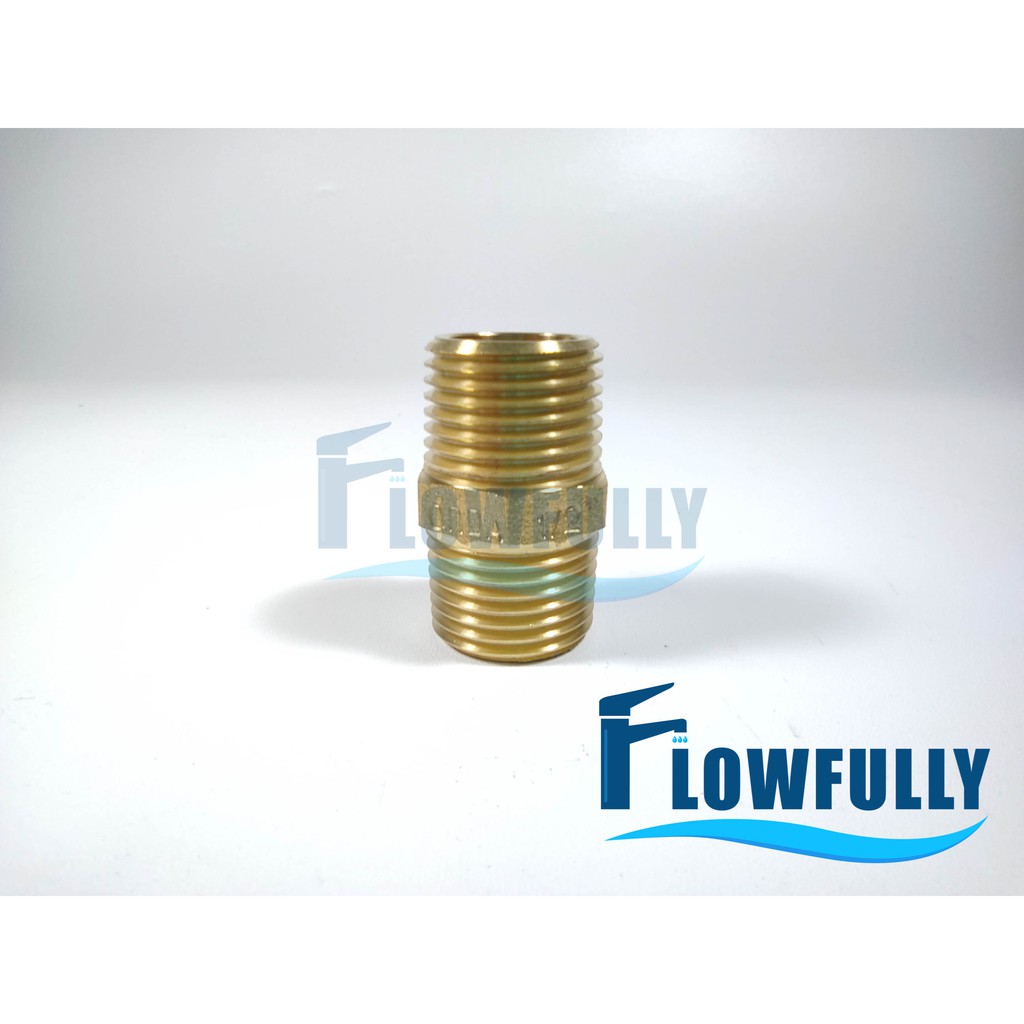 DOUBLE NIPPLE KUNINGAN 1/2 inch ONDA DOUBLE DRAT LUAR | Lazada Indonesia