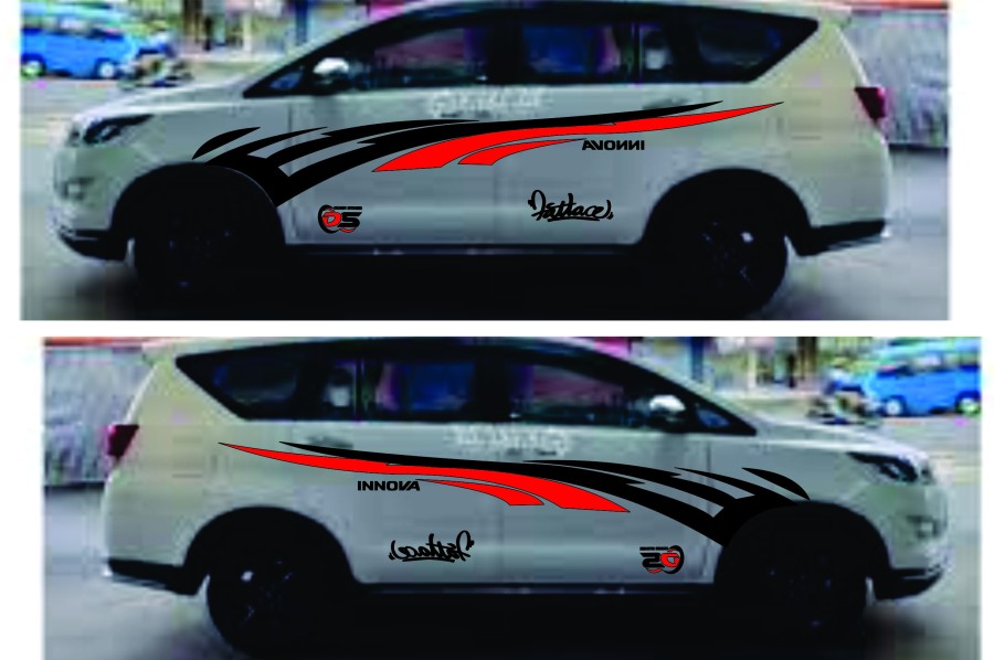 Cutting Stiker Mobil Innova Stiker Cutting Tribal Mobil Kijang Innova ...