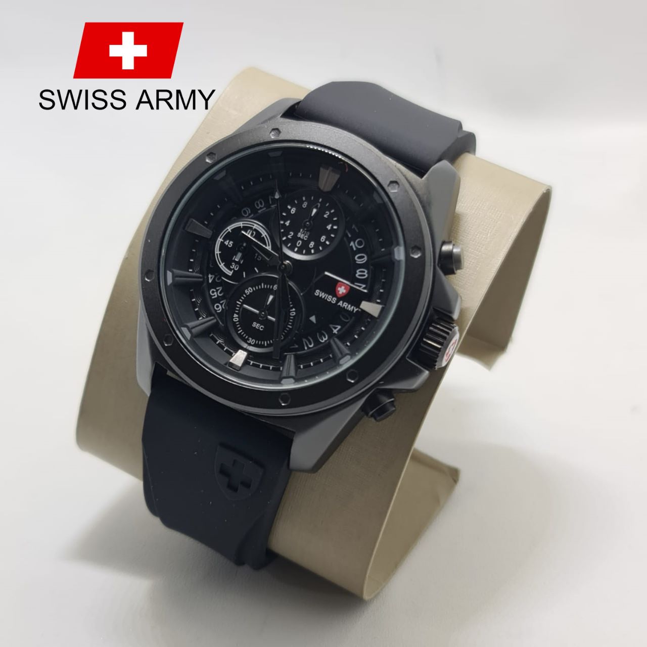 Jam Tangan Swiss Army Priachrono Strap Karet Model Terbaru Jam Tangan Pria Swiss Armytanggal