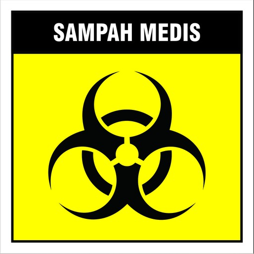 STIKER VINYL SAMPAH MEDIS ( DIJUAL SATUAN ) | Lazada Indonesia