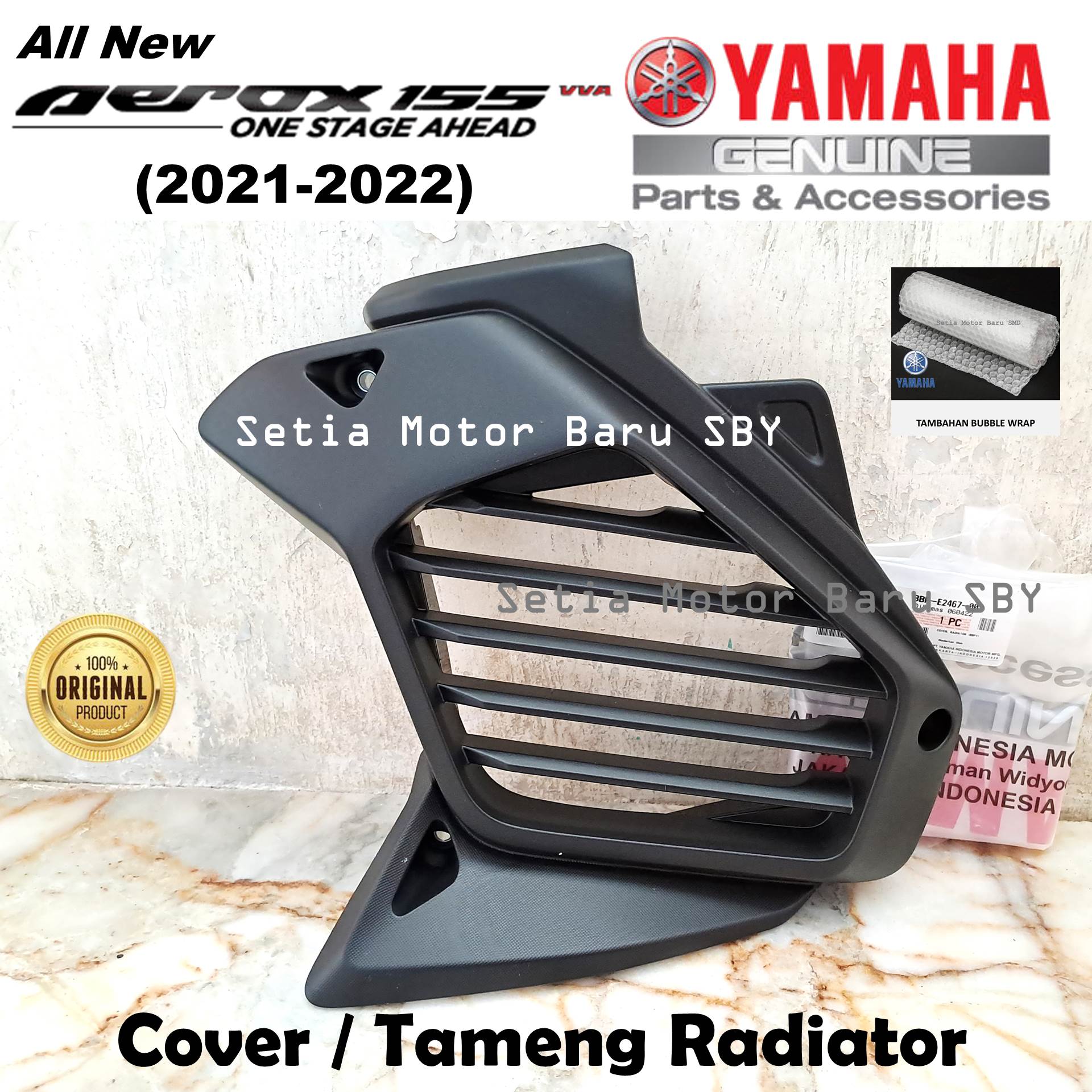 Tameng Cover Tutup Radiator Motor All New Aerox Asli Original Yamaha ...