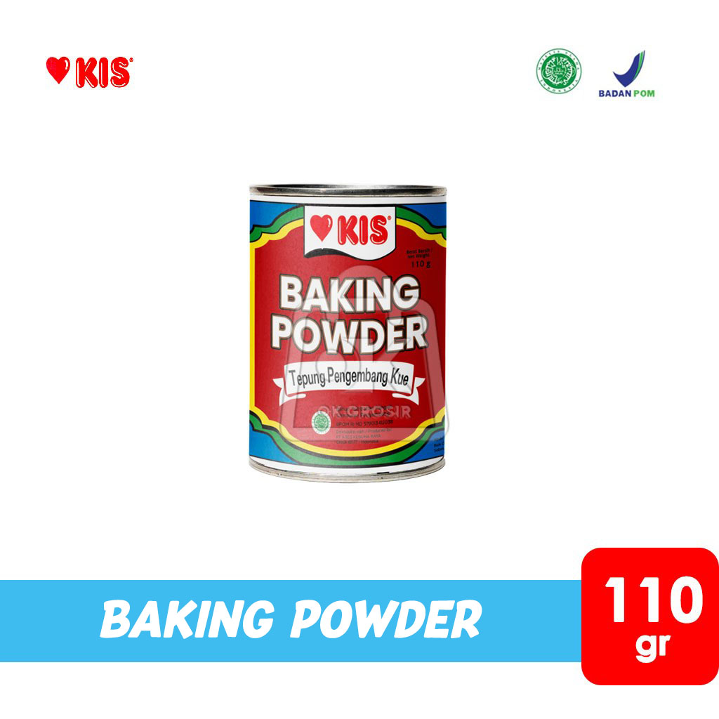 (Kaleng 110gr) KIS Baking Powder Double Acting | Lazada Indonesia